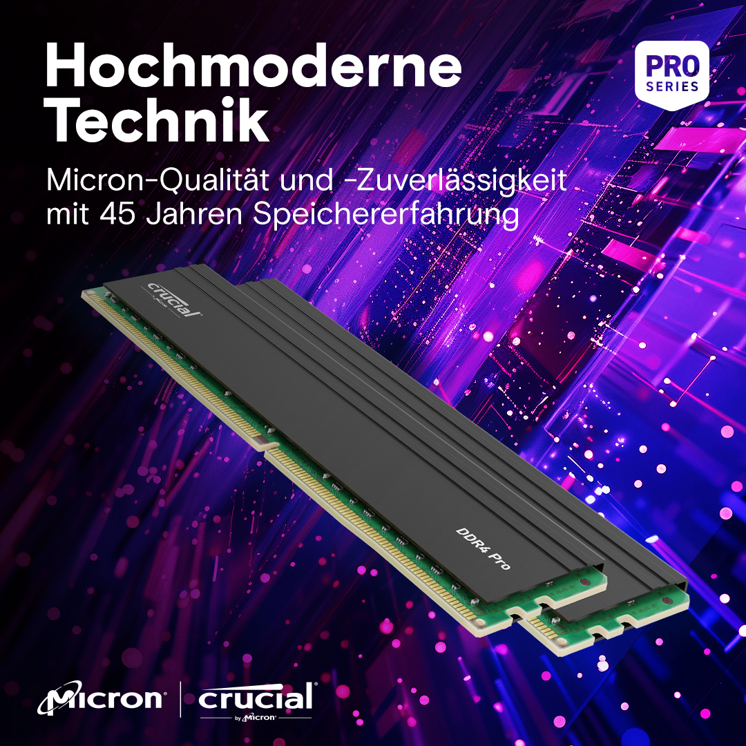 Crucial Pro 32GB DDR4-3200 UDIMM | CP32G4DFRA32A | Crucial DE